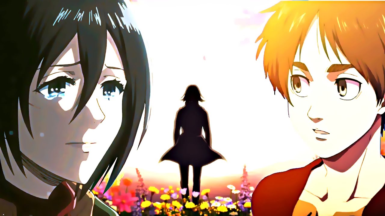 EREN AND MIKASA 🧣🖤 || PLAY DATE (VIOLIN VERSION) || AMV AOT - YouTube