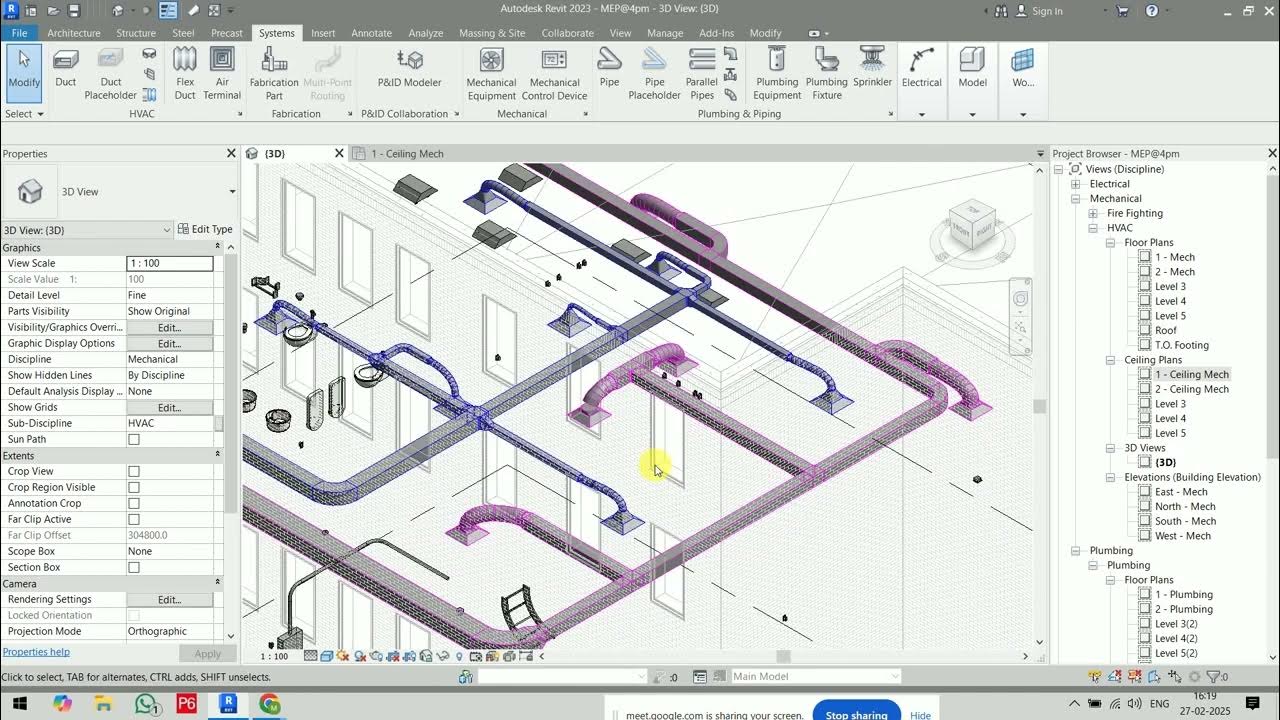 How to create HVAC Return System & Exhaust Systems in Revit MEP | MEP Modeling Tutorials in ...