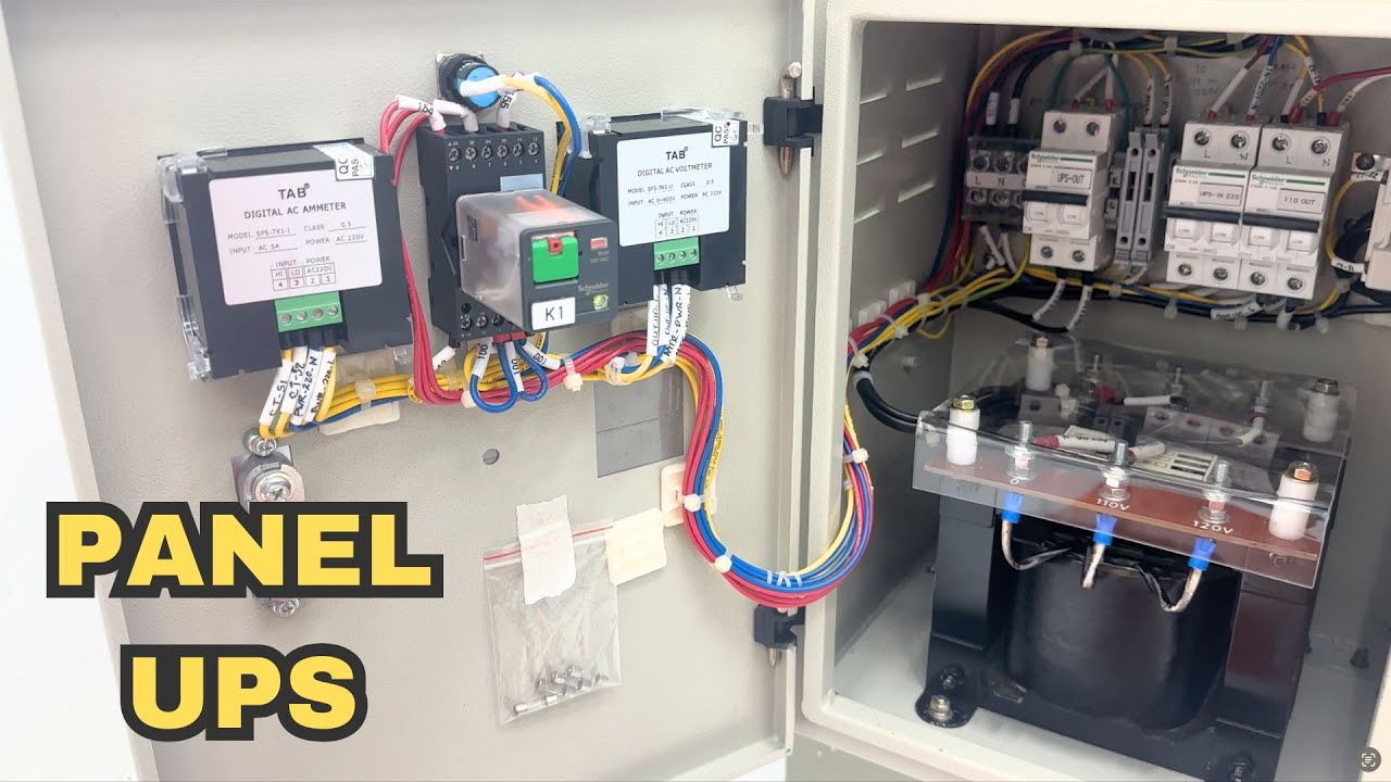 PANEL UPS STEP DOWN - YouTube