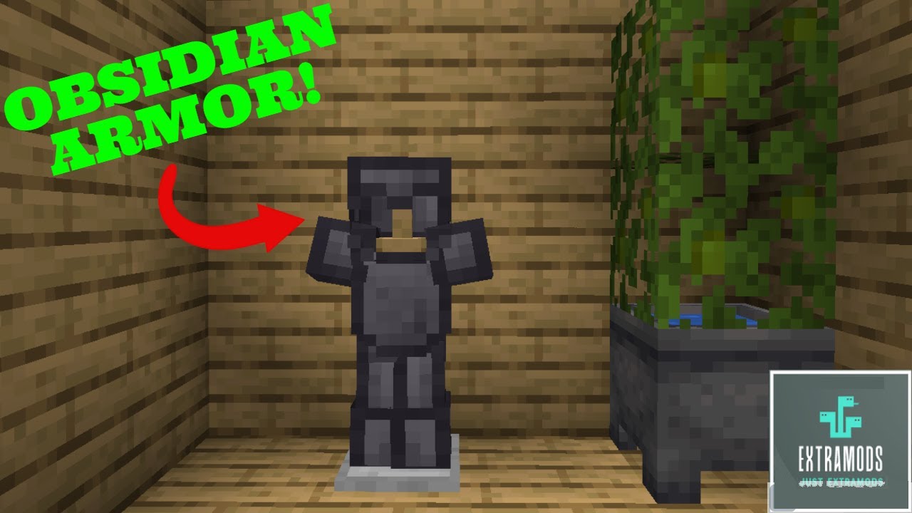NEW ARMOR IN MINECRAFT | OBSIDIAN, EMERALD, RUBY AND MORE | ExtraWear ...