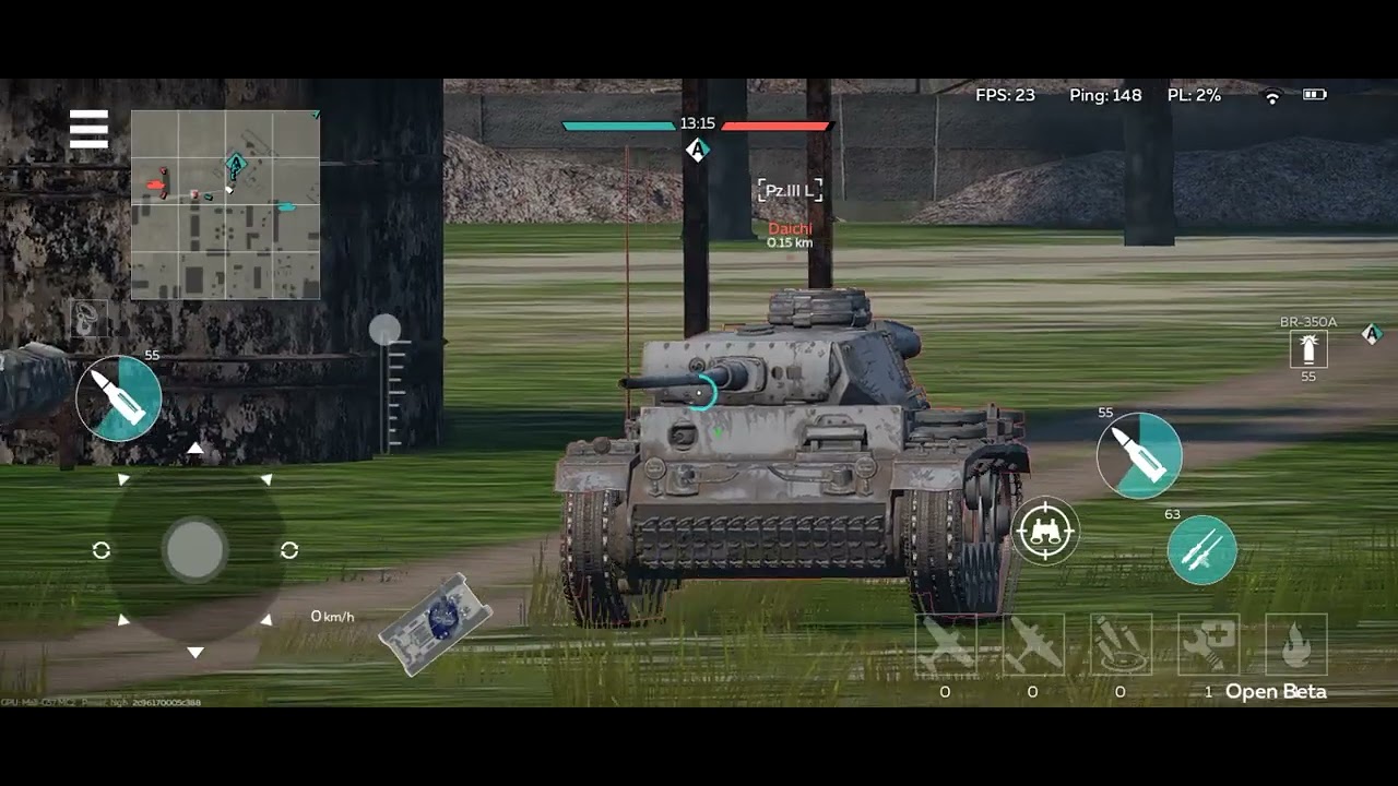 war thunder mobile. impossible to destroyed the next level tank😂 - YouTube