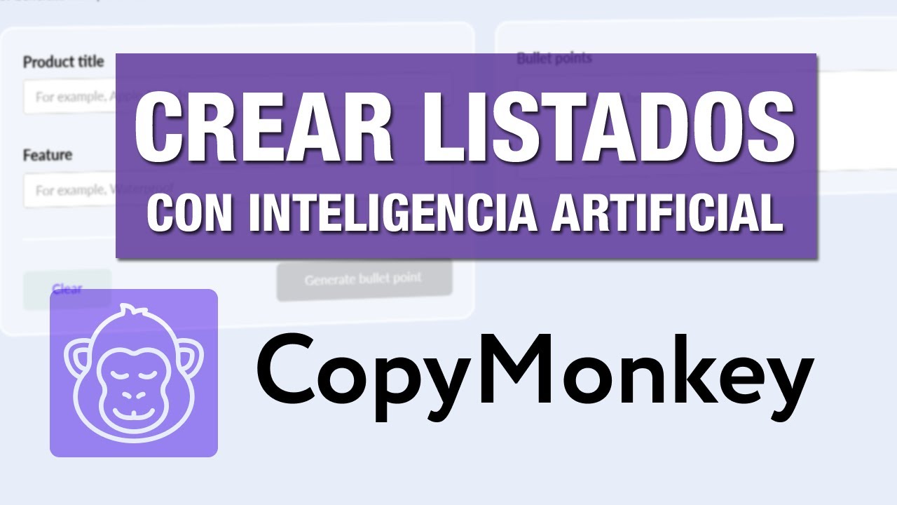 Creación de Listados con IA CopyMonkey - YouTube