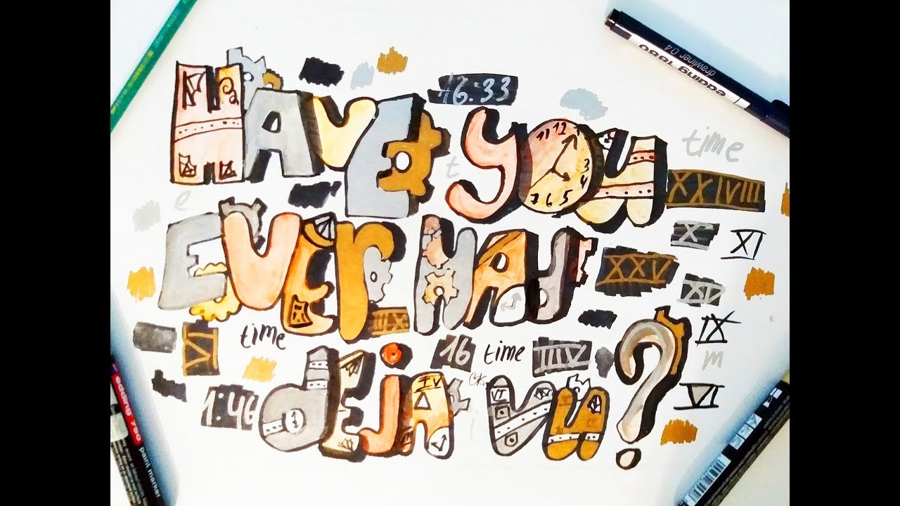 Deja vu. How to draw Have you ever experienced a deja vu? - YouTube