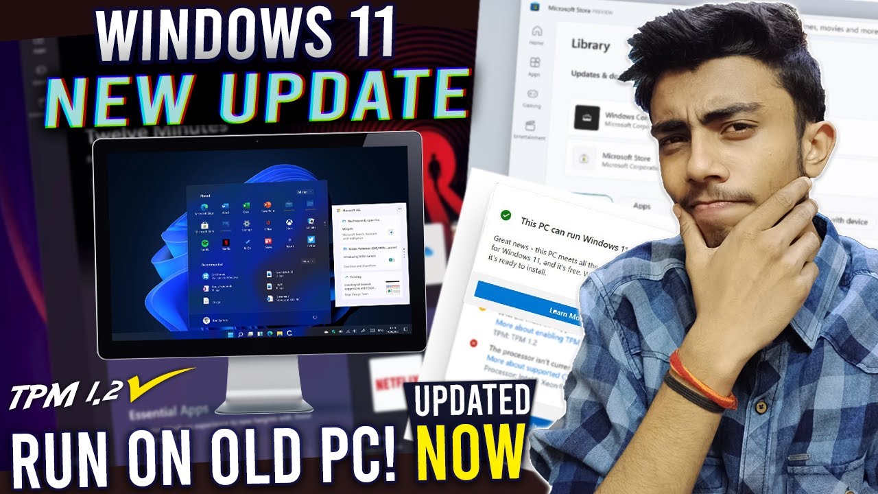 Windows 11 New Update Build 22000.168 With New Store & New system Req ...