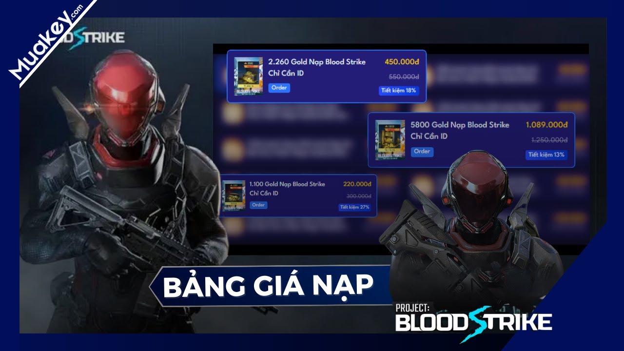 Cách Nạp Blood Strike Chỉ Cần ID Bảo Hành Trọn Đời | Miễn Phí Đơn Hàng ...