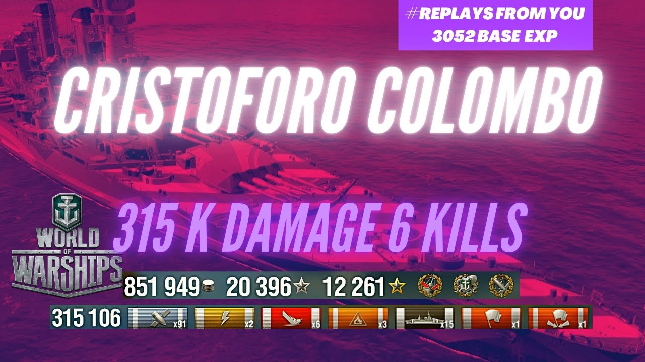 Cristoforo Colombo World of Warships PERFECT for Devastating Strikes # ...