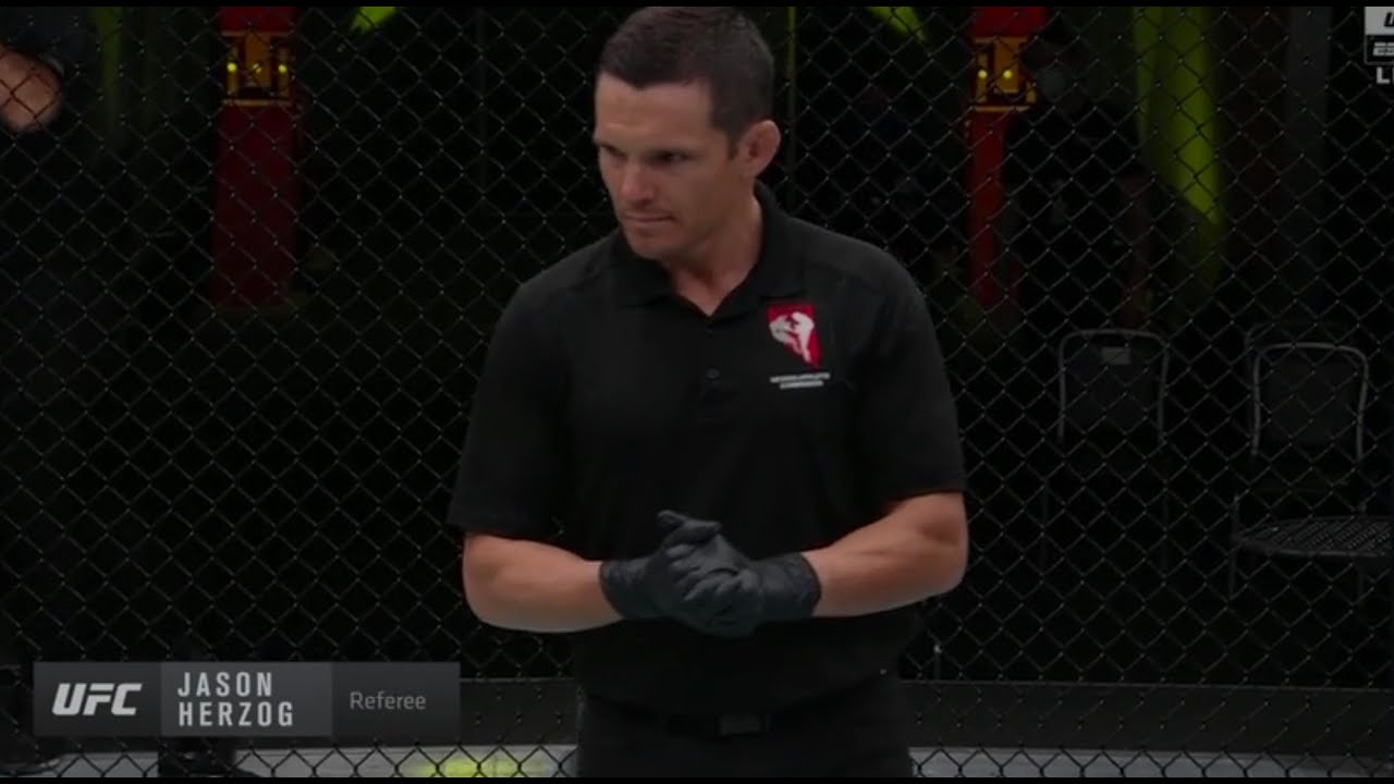 Grave error de Jason Herzog en UFC Vegas 30 - YouTube
