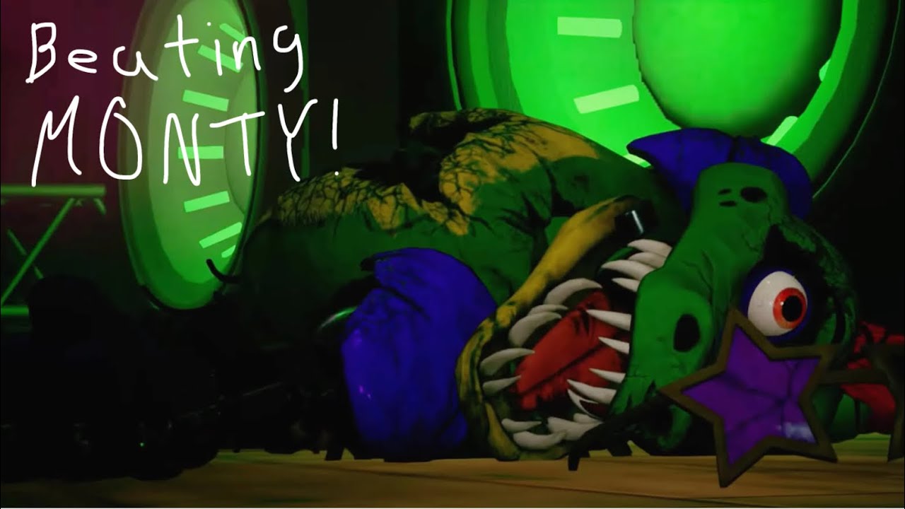 FNAF Security Breach Guide Part Nine (Beating up Monty!) - YouTube