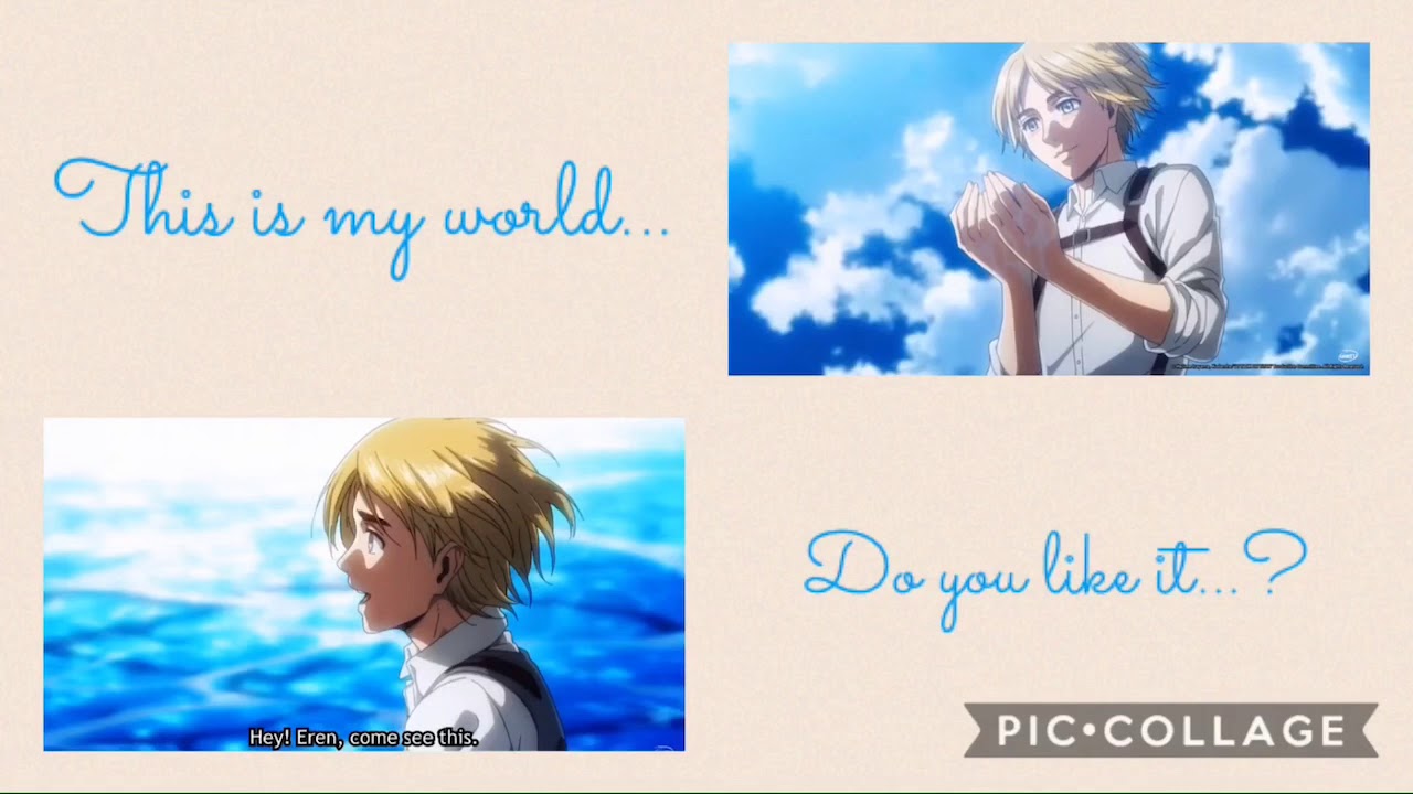 Part of My World | ASMR | Siren! Armin Arlert x Listener Part V - YouTube