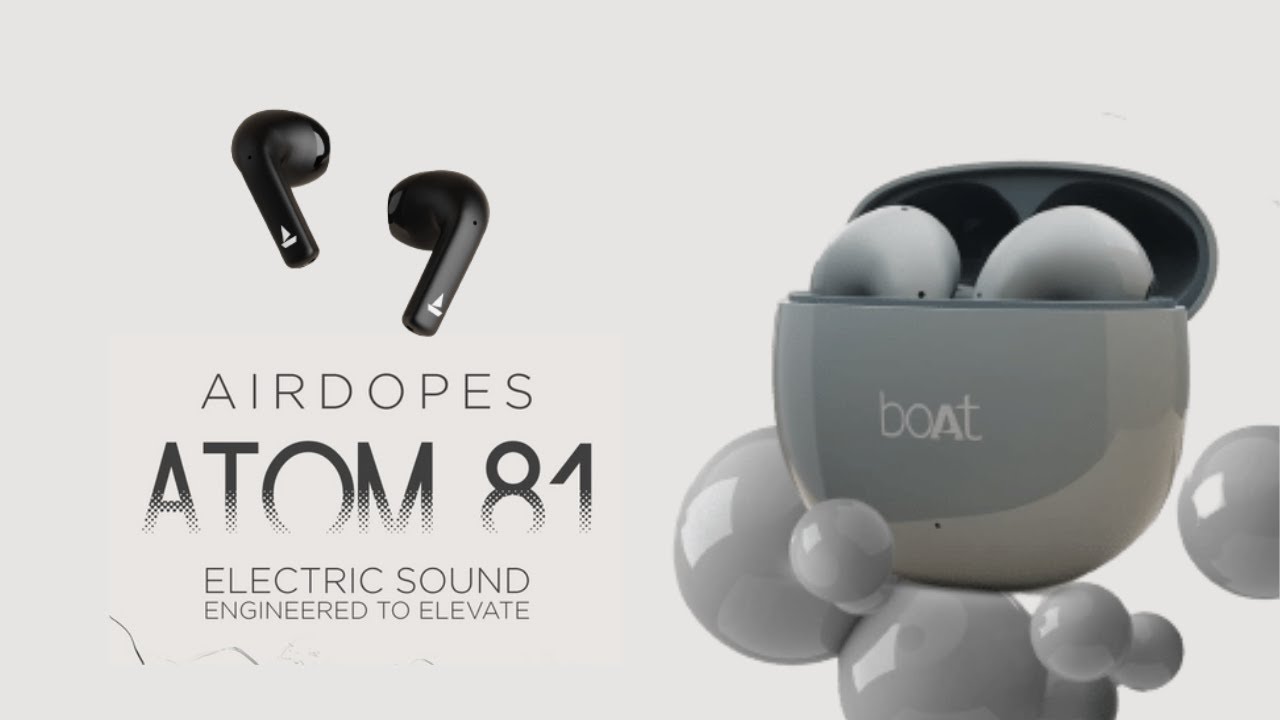 Boat Airdopes Atom 81 TWS Earbuds | 13mm Driver 🔥 50ms latency 🔥 50hrs ...
