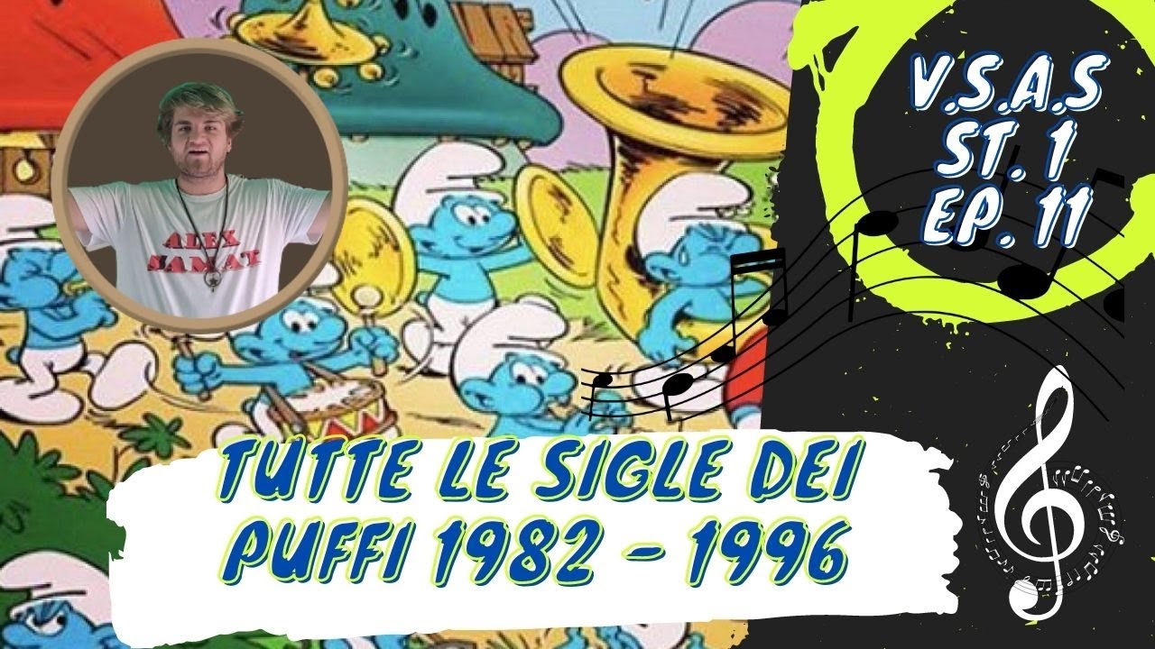 TUTTE LE SIGLE DEI PUFFI dal 1981 al 1996 | V.S.A.S N° 11 - YouTube