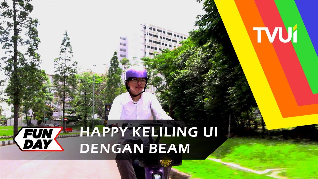 Keseruan Keliling UI dengan Sepeda Listrik Beam - YouTube