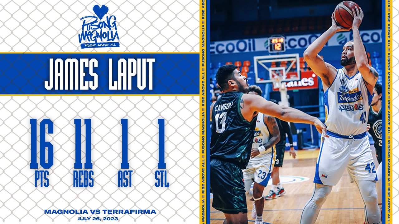 James Laput Highlights [ Magnolia vs Terrafirma | July 26, 2023 ] - YouTube