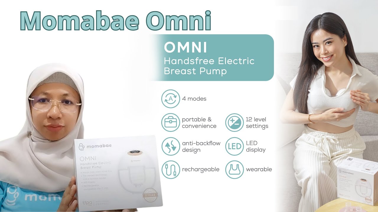 MOMABAE – OMNI Pompa ASI Elektrik Handsfree Breast Pump - YouTube