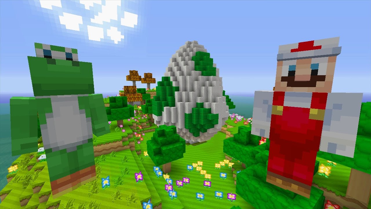 Minecraft Wii U - Super Mario Series - Yoshi's Island [5] - YouTube