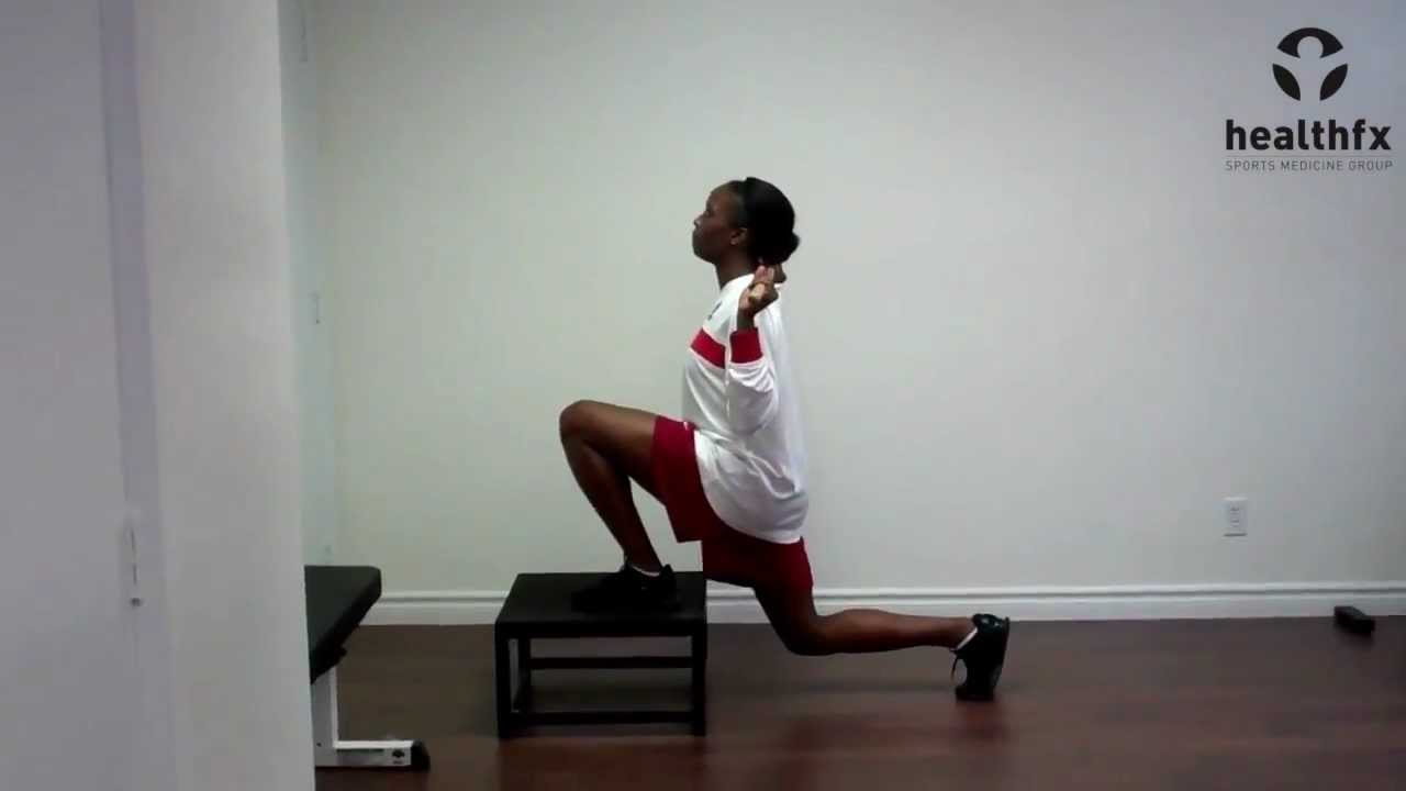 Alternating Forward Box Lunge - YouTube