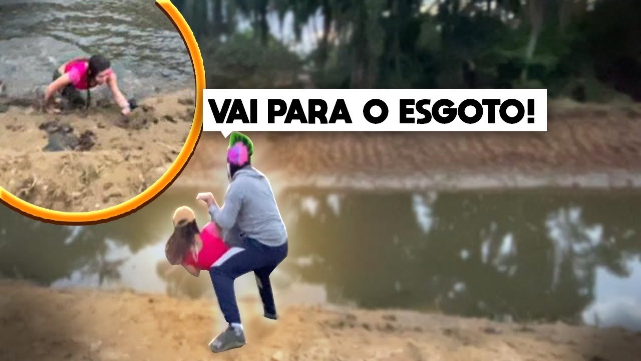 J0GUEl a MANU DEMARQUI NO ESGOTO! - YouTube
