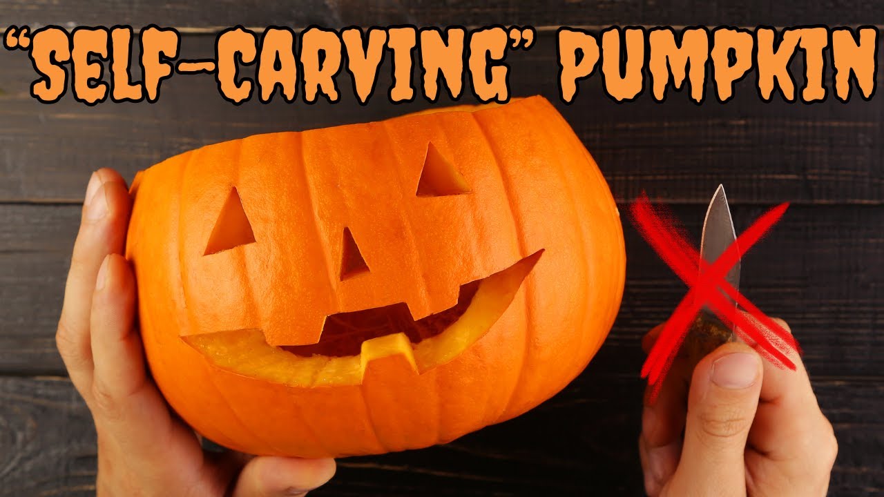 A "Self-Carving" Pumpkin: A Calcium Carbide Demonstration - YouTube