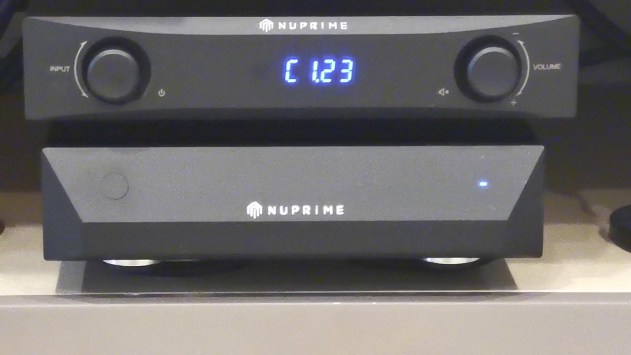 Nuprime ST-10 Power Amp , Nuprime DAC-9, Marantz CD Player & Dynaudio ...