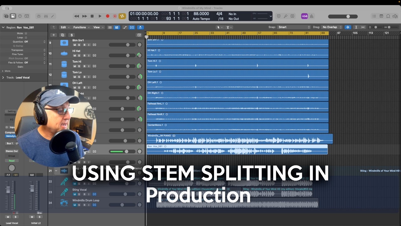 Music Production with Stem Splitting | My Exact Production Steps for My ...