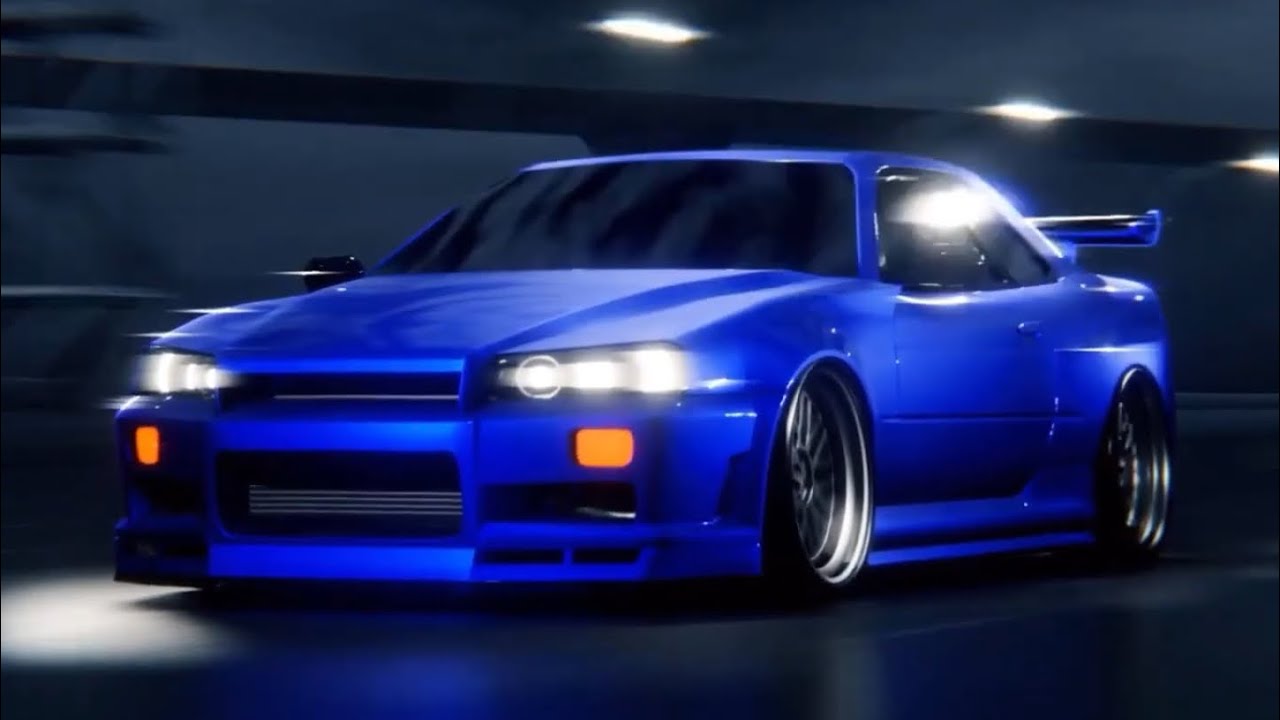 🔥NISSAN R34 GT-R🔥 - JDM //RTX// animation - 4K #jdmanimation #jdm # ...