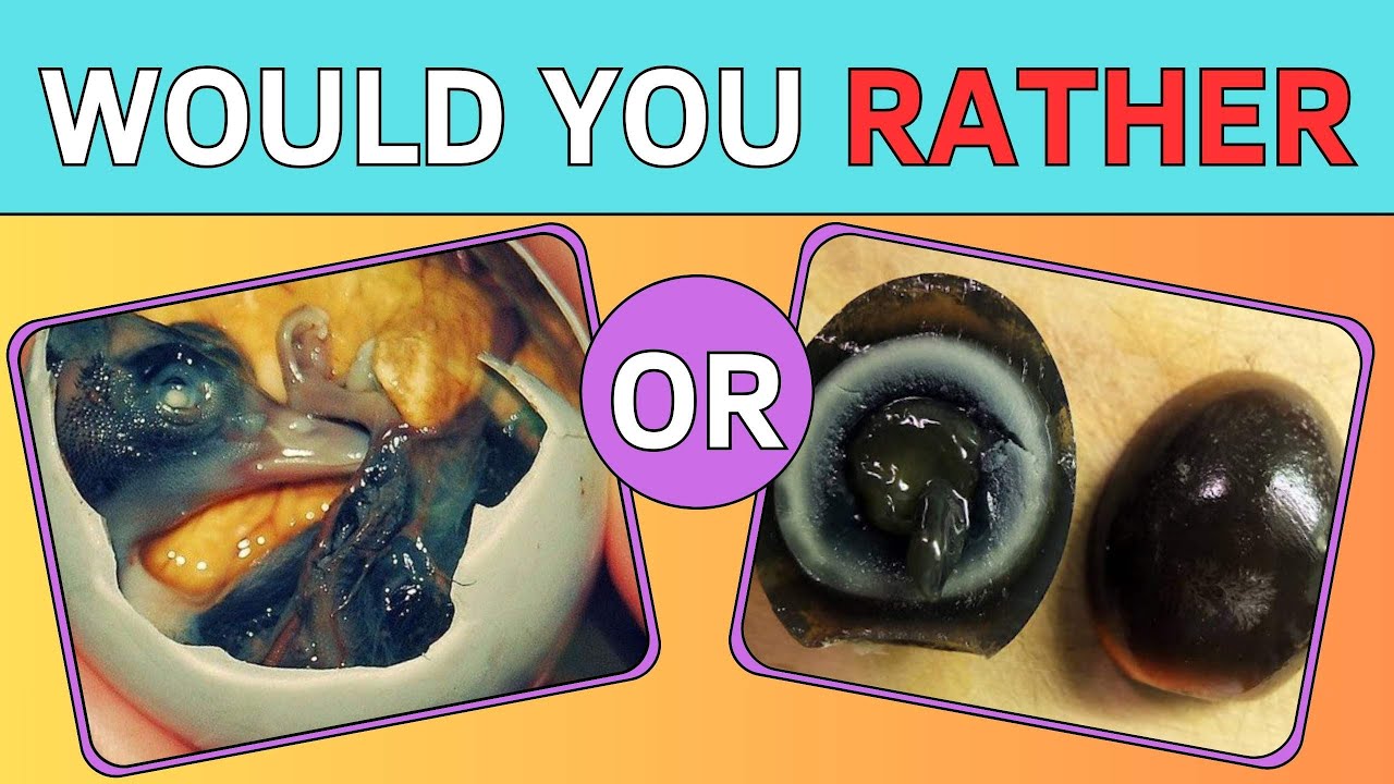 The Most Disgusting Foods - Would You Rather Challenge Hard Choice 🤮🤢😂 ...