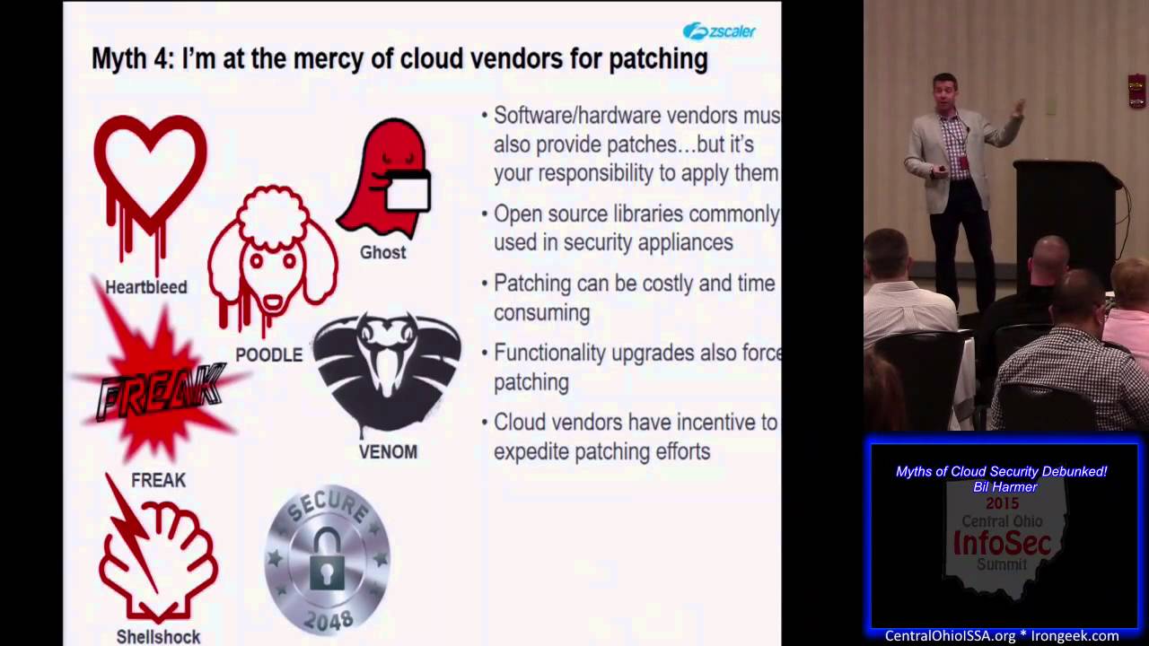 COIS MO07 Myths of Cloud Security Debunked Bil Harmer - YouTube