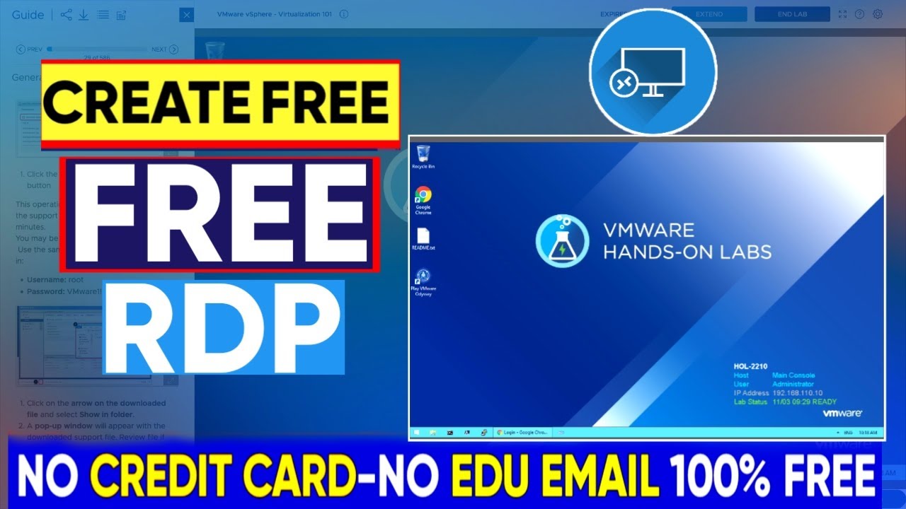 How to create free Window rdp ll free rdp kaise banaye 2023 - YouTube