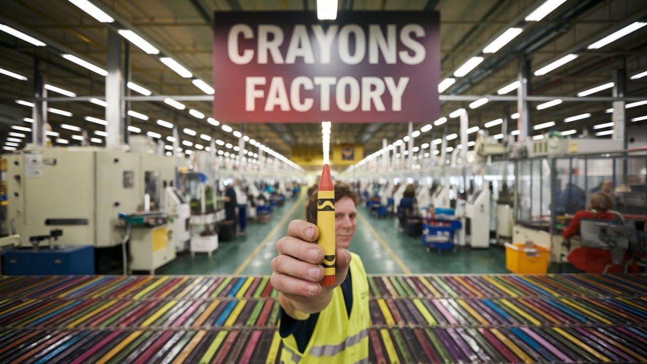 How Crayons Are Made: Factory Tour! #factory #facts #how - YouTube