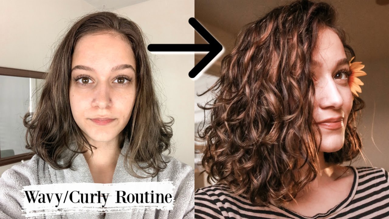 My Current Styling Routine For Wavy Hair Type 2a 2b 2c YouTube