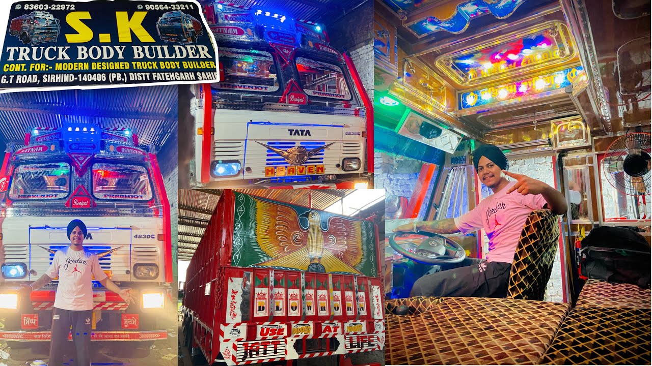 Truck Model 4830c | LED Cabin 🔥| Modern Design Truck Body Builder | SK ...