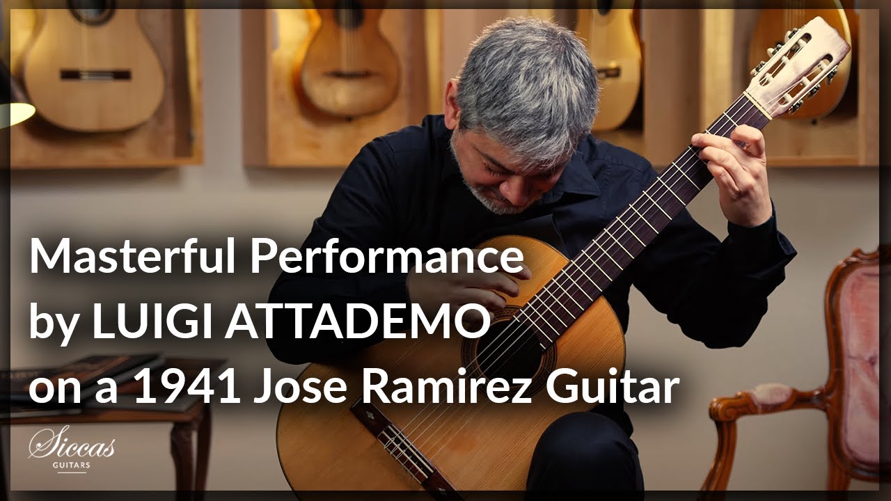Luigi Attademo plays Homenaje pour Guitare by Manuel de Falla on a 1941 Jose Ramirez II - YouTube