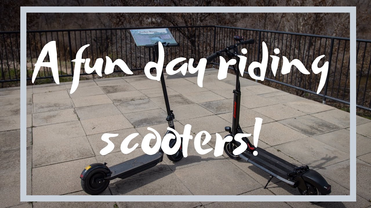 A fun day riding Scooters! - YouTube