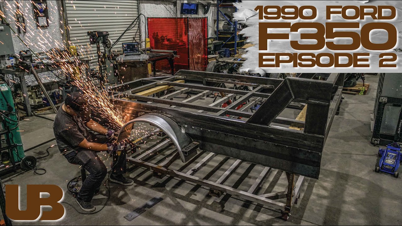 1990 Ford F-350 Frankenstein Build - "Big Brown" - Episode 2 - YouTube