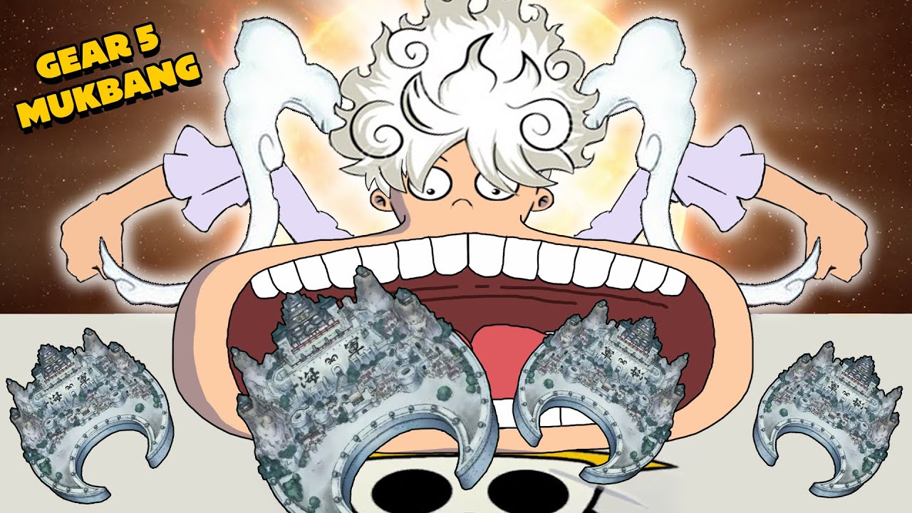 Hóa GEAR 5 NIKA luffy mukbang cả Tổng bộ hải quân !!! (Thánh Mukbang ...