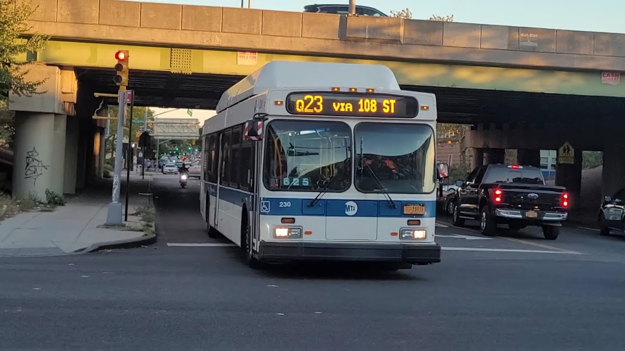 MTA Bus Company: 2011 New Flyer C40LF 230 On The Q23 At 108th Street ...