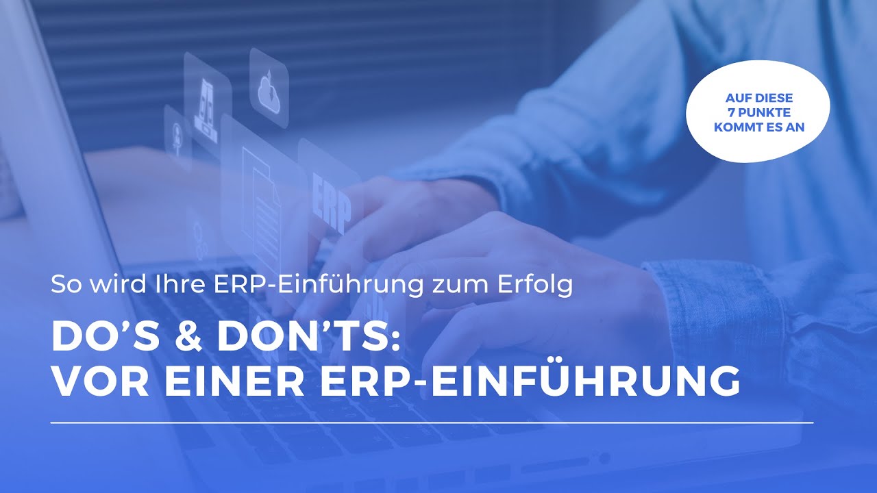 Dos und Don'ts bei der ERP-Einführung - YouTube