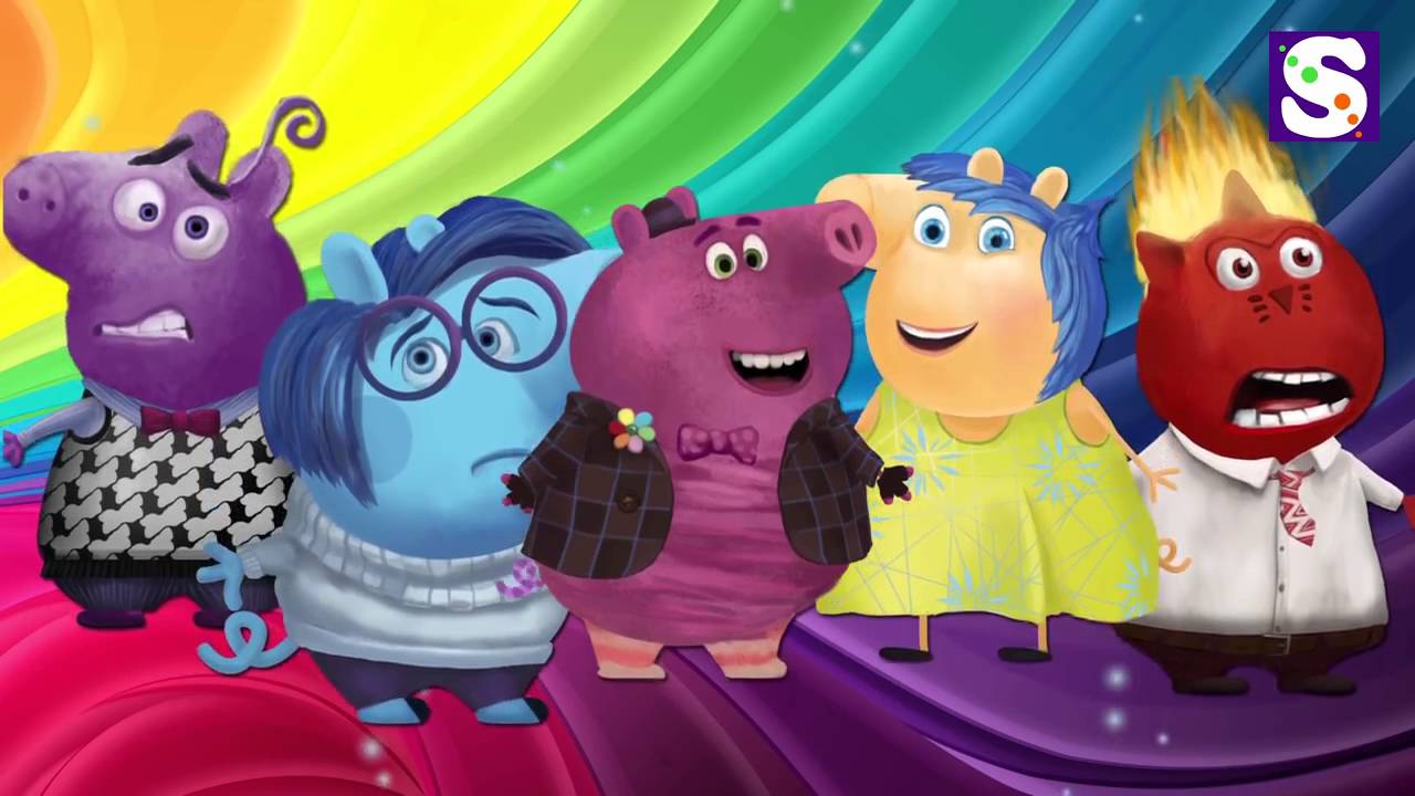 Nursery Rhymes Songs | Peppa Pig INSIDE OUT Finger Family Lyrics ...