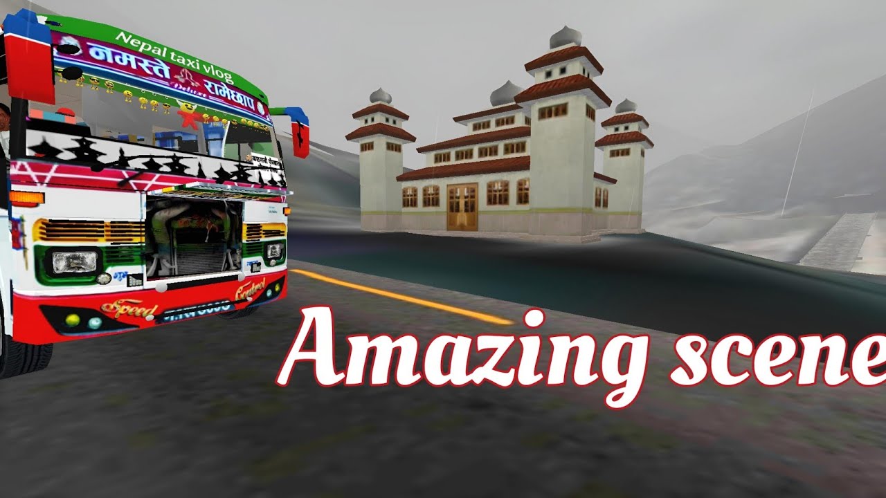 Nepali v5 map mod for bus simulator | Deluxe bus - YouTube