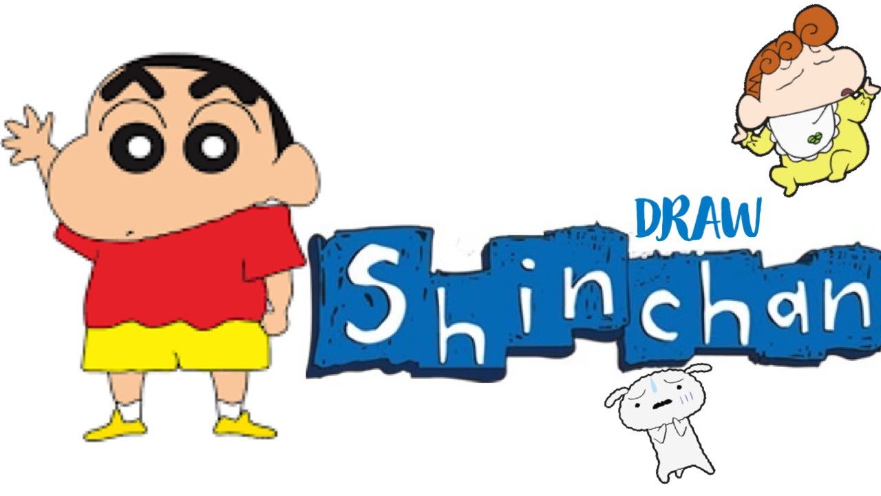 SHINCHAN DRAWING AND COLOURING - YouTube