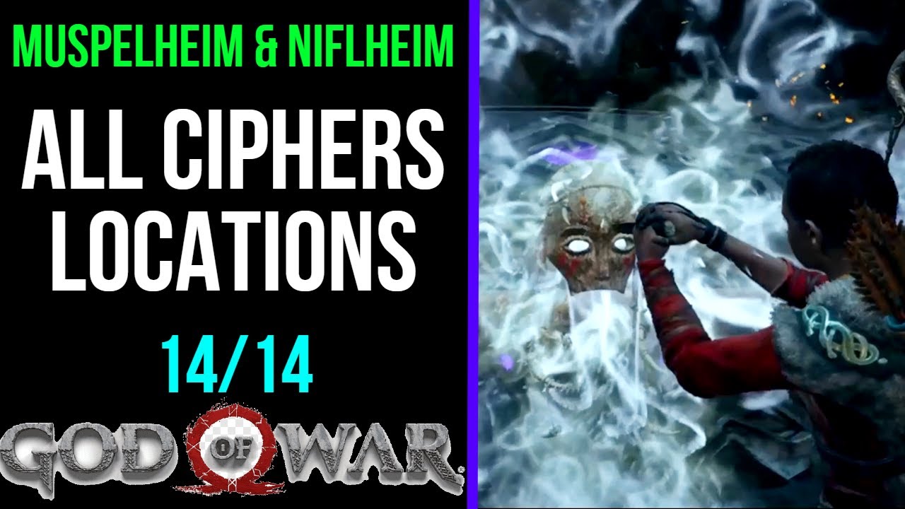 God of War - All Ciphers Locations | Muspelheim & Niflheim Ciphers ...