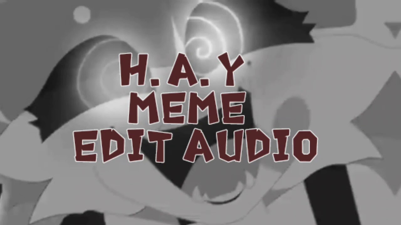 H.A.Y meme||Edit Audio - YouTube