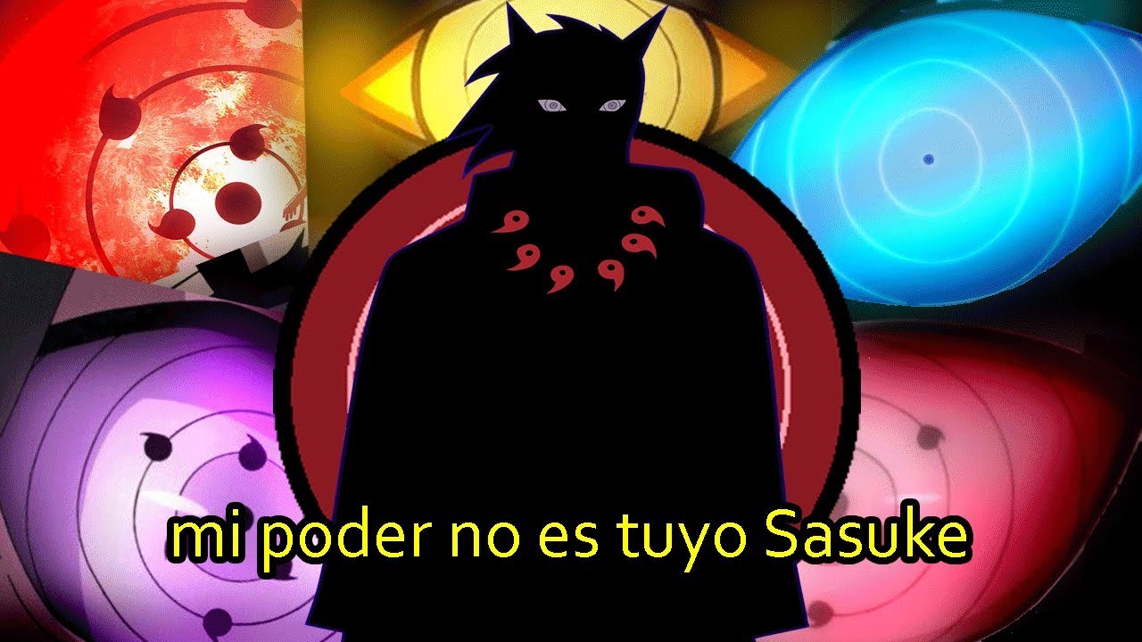 SASUKE no usa los 6 CAMINOS! Momoshiki GOLD Rinnegan Urashiki BLUE ...