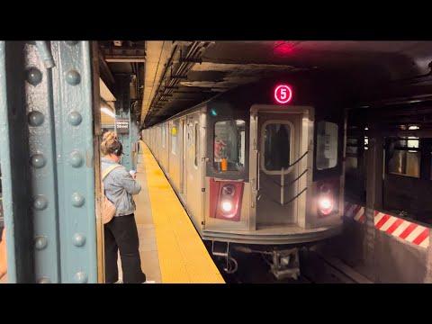 NYC Subway: R142 (5) Train Entering Nevins St!!!!! - YouTube