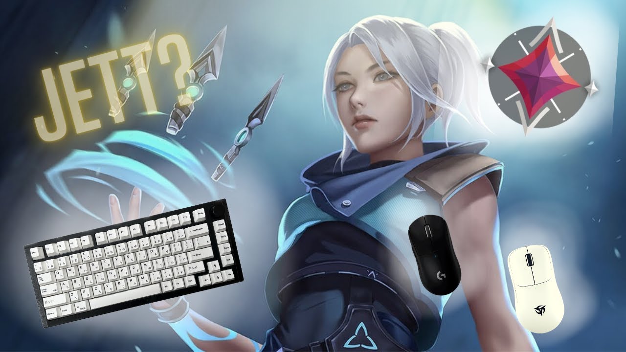 How to play JETT? Valorant Chill Gameplay 😴 Keyboard Sounds ASMR #12 ...