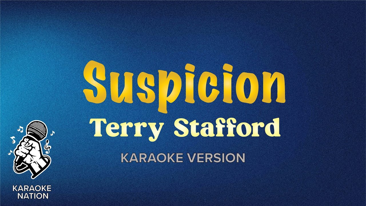 Terry Stafford - Suspicion (Karaoke Song Version with Lyrics) - YouTube