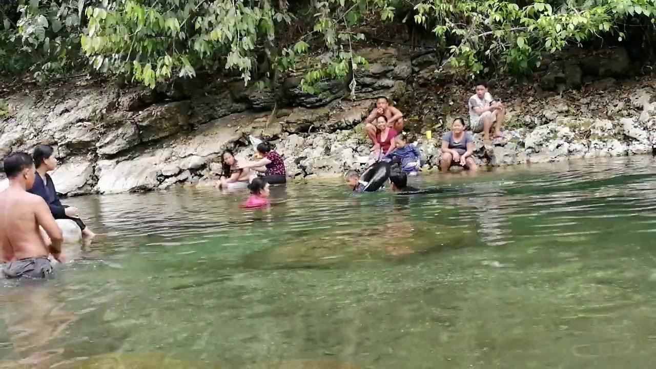 Ligo-ligo sa sapa with family - YouTube