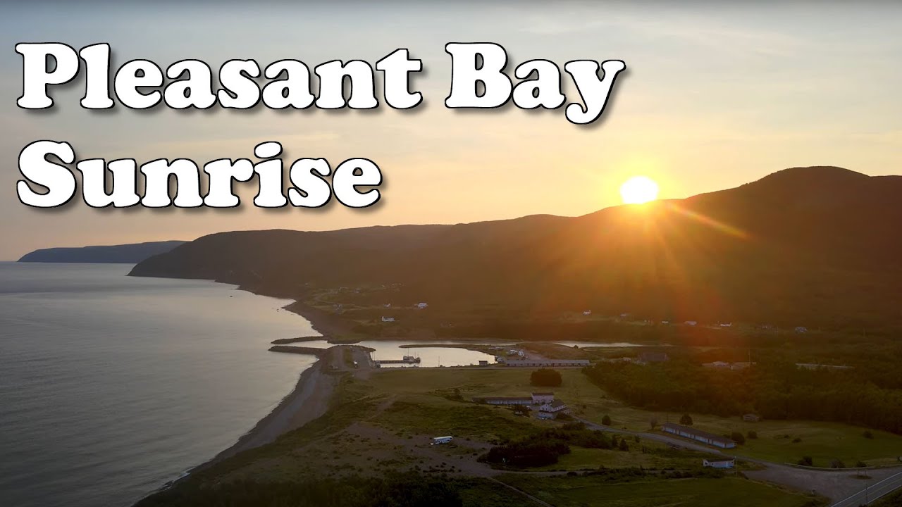 Sunrise on the Cabot Trail at Pleasant Bay, Cape Breton Nova Scotia ...