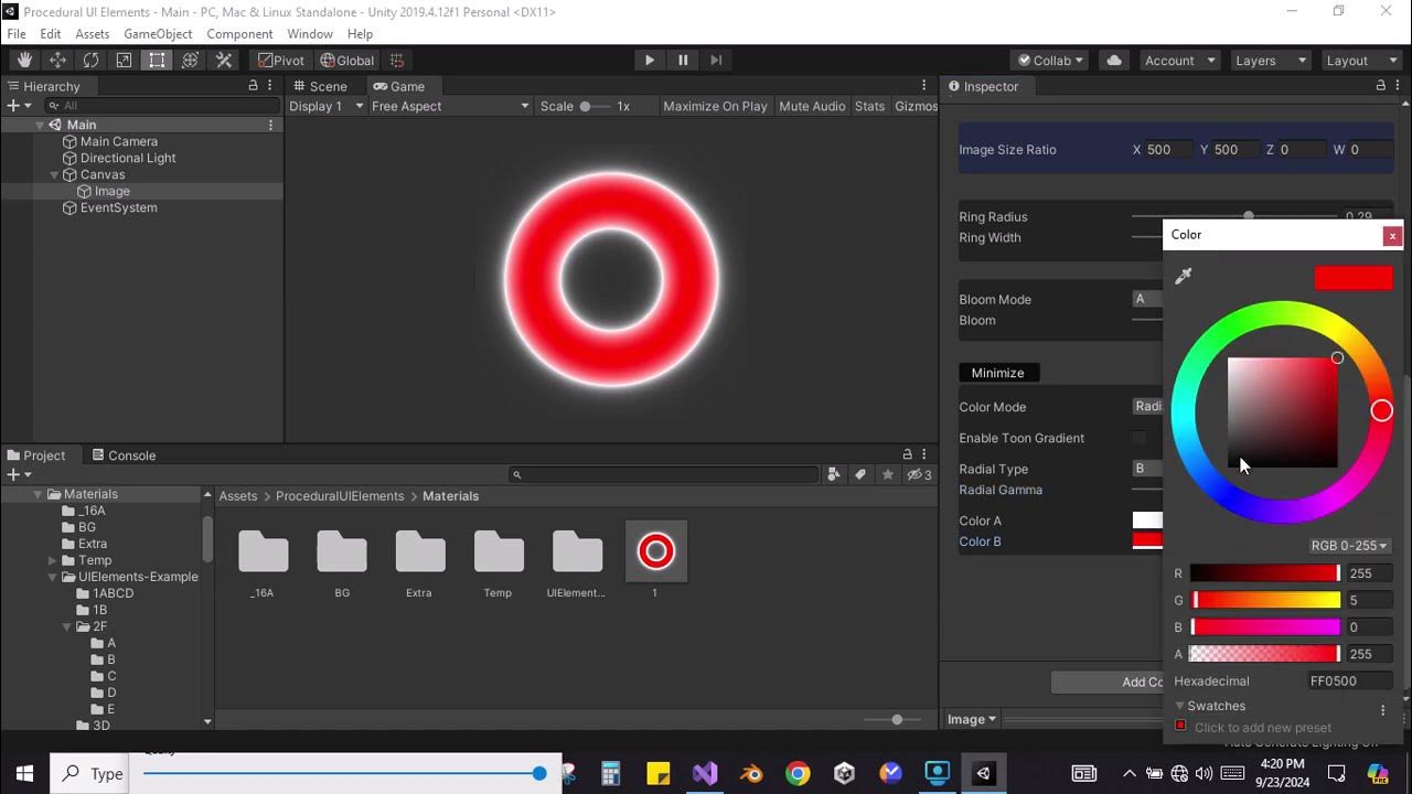 5B - Procedural UI Elements - Unity - YouTube