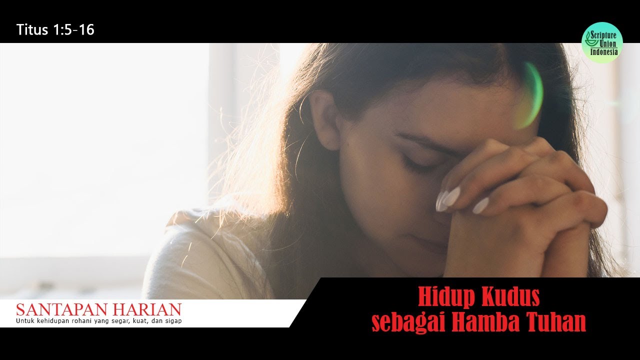 Hidup Kudus sebagai Hamba Tuhan - YouTube